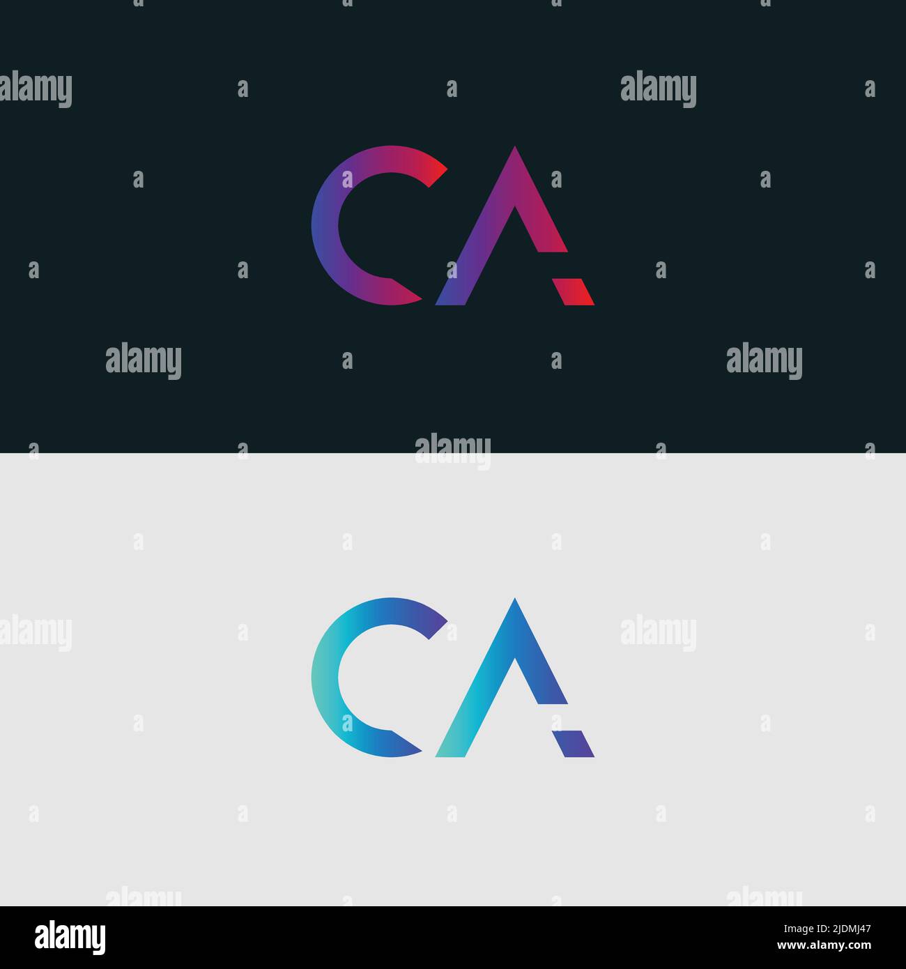 Alphabet letter icon logo CA Stock Vector Image & Art - Alamy