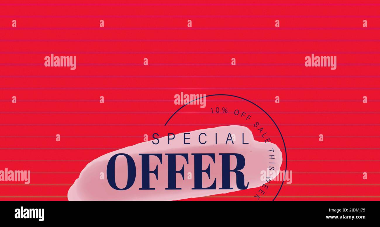 Colorful offer banner hi-res stock photography and images - Alamy