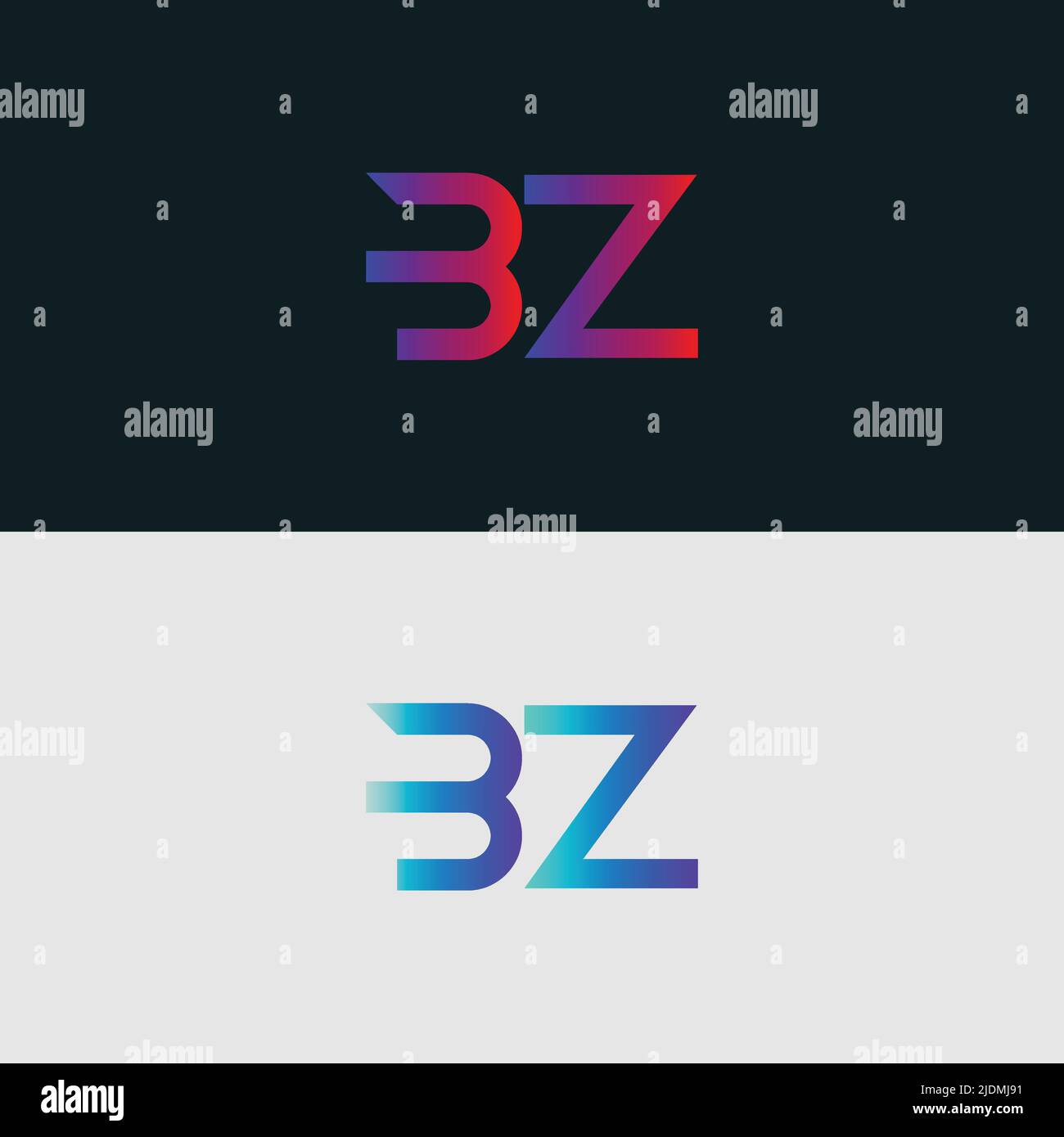Alphabet letter icon logo BZ Stock Vector Image & Art - Alamy
