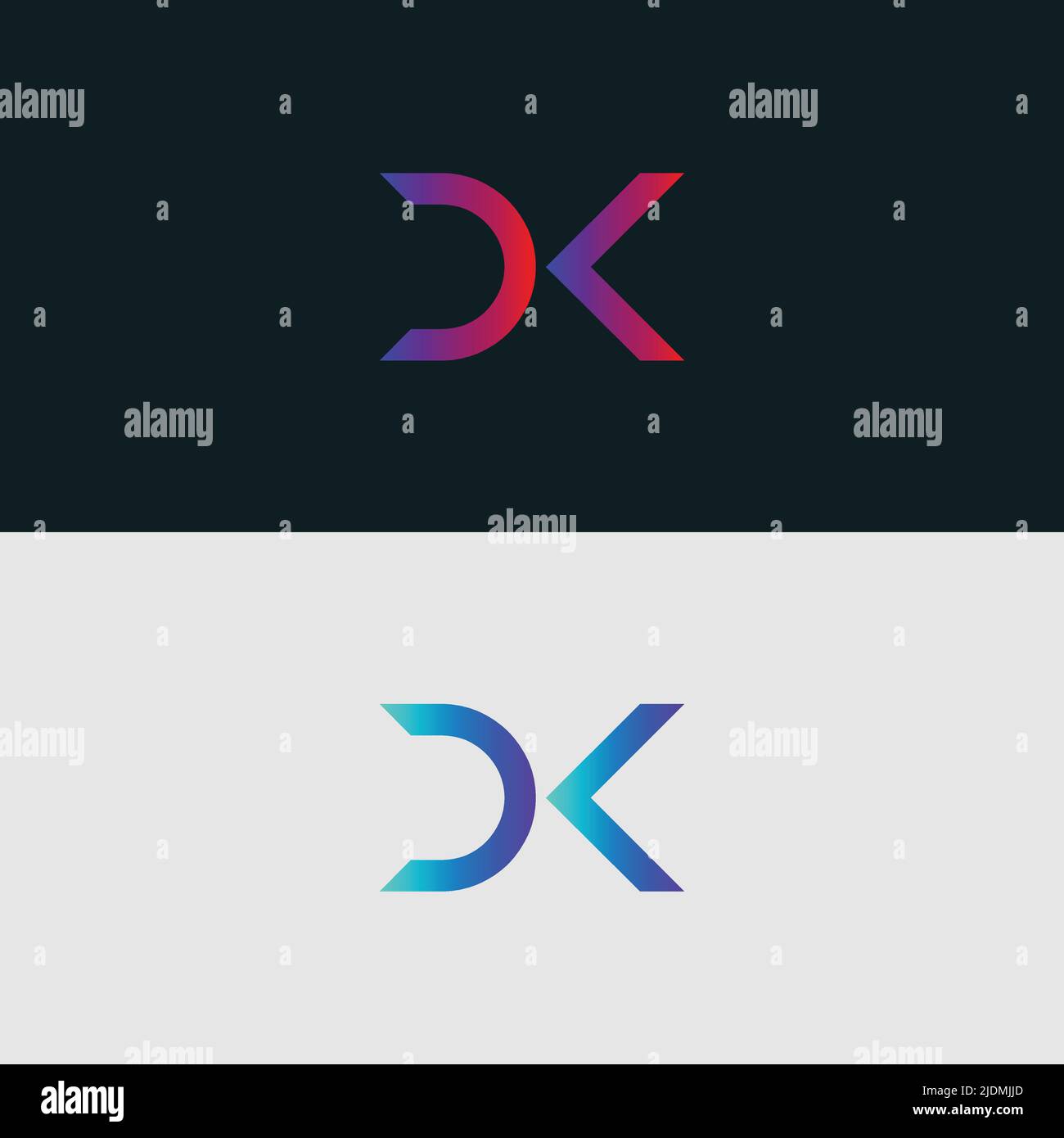 Alphabet letter icon logo DK Stock Vector Image & Art - Alamy