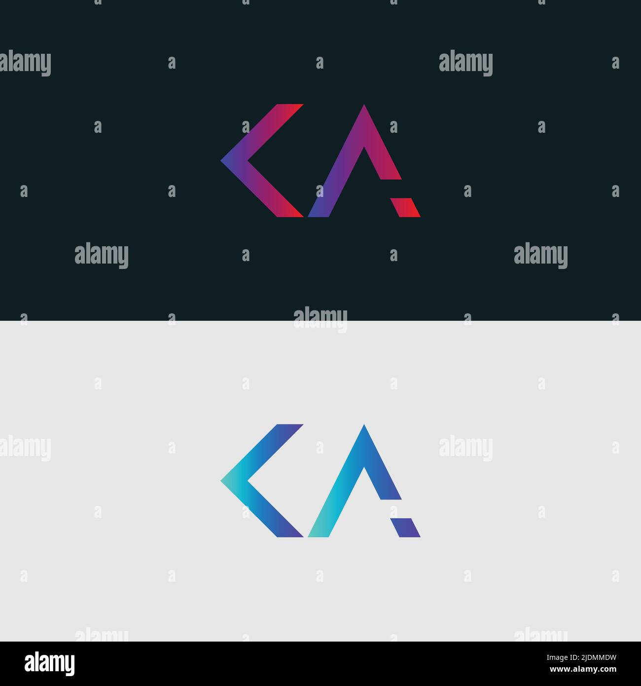 Initial letter ka Stock Vector Images - Alamy