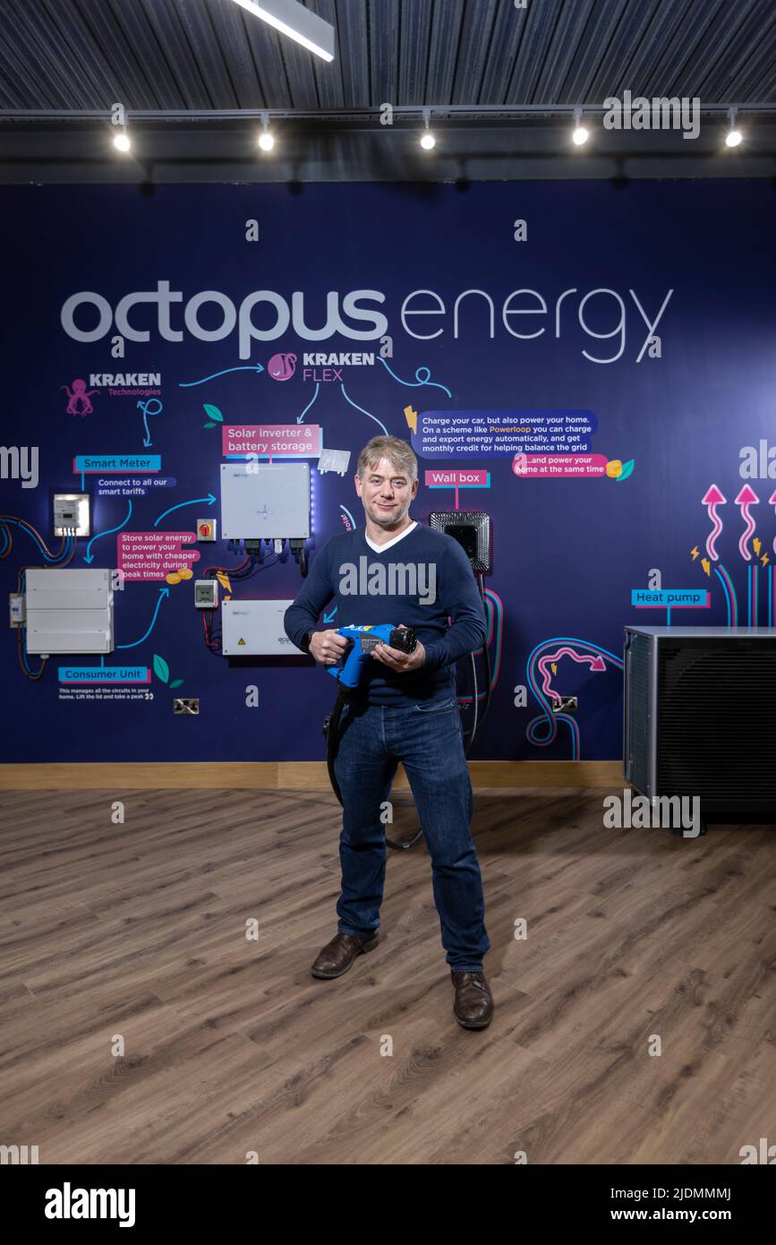 Greg Jackson CEO of Octopus Energy. PHOTO:JEFF GILBERT 15th February ...