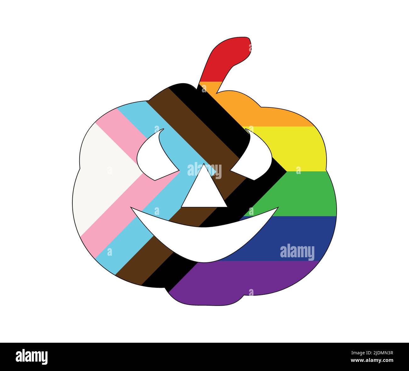 New LGBTQ Rights Pride Flag. Progressive pride flag Stock Vector Image ...