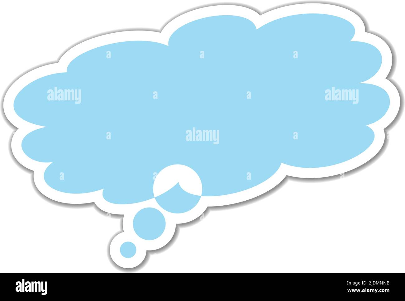 Cartoon speech bubble. Empty frame for short word in comic style ...