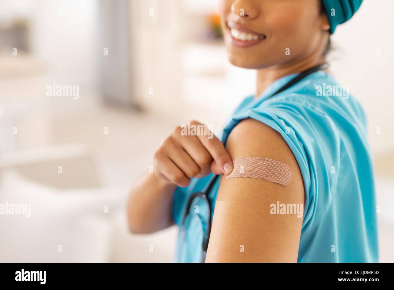 Doctor stethoscope on arm hi-res stock photography and images - Alamy
