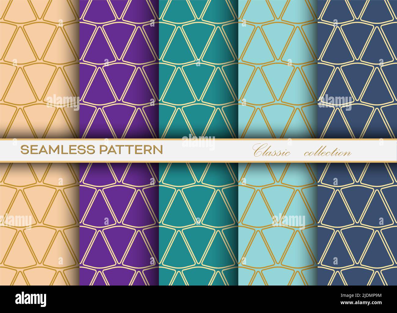 set seamless abstract pattern of arbitrary shapes of different color ...