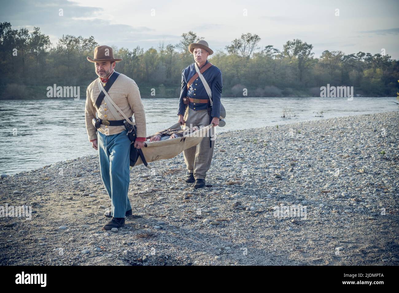 Stretcher bearers civil war hi-res stock photography and images - Alamy