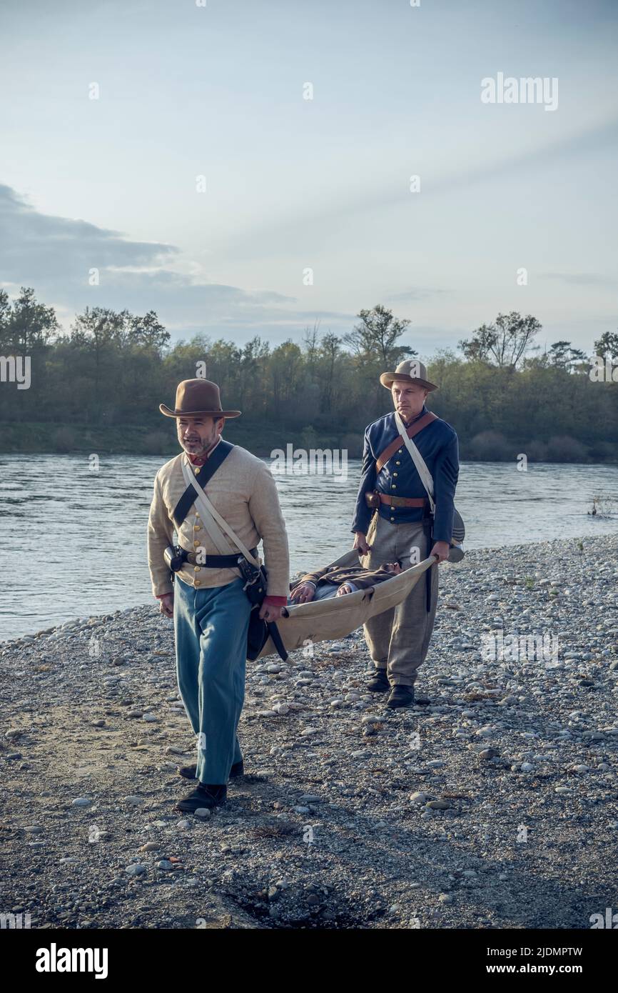 Stretcher bearers civil war hi-res stock photography and images - Alamy