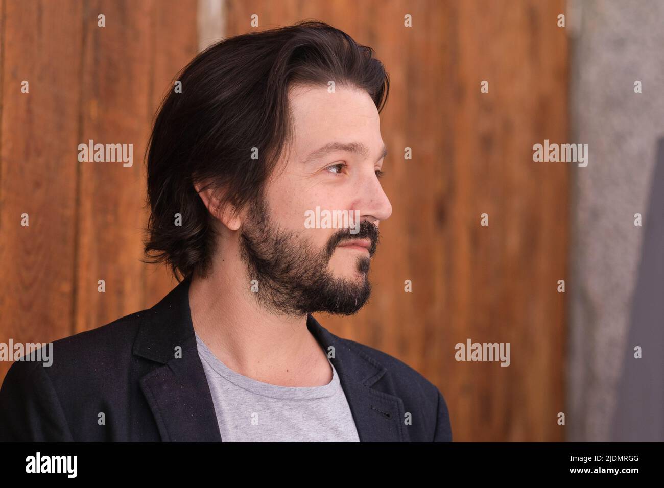 Mexican actor Diego Luna poses during the portrait session in Madrid ...
