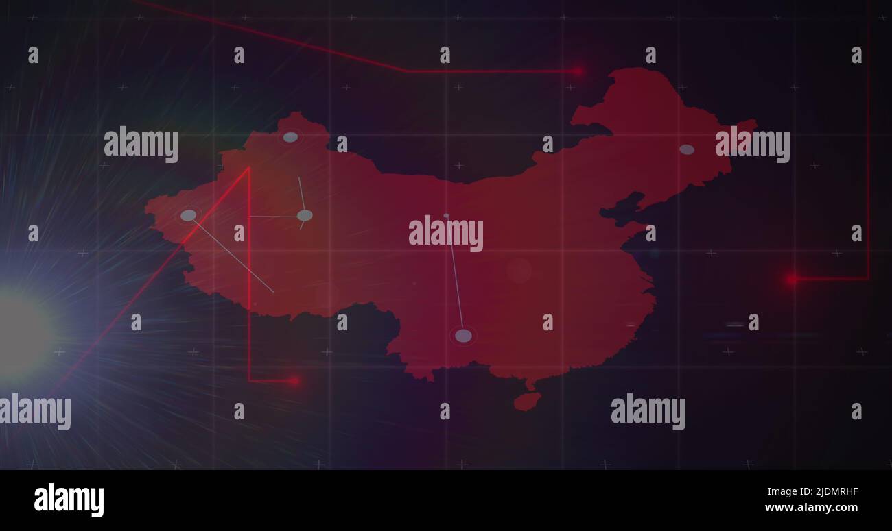 Network map image hi-res stock photography and images - Alamy