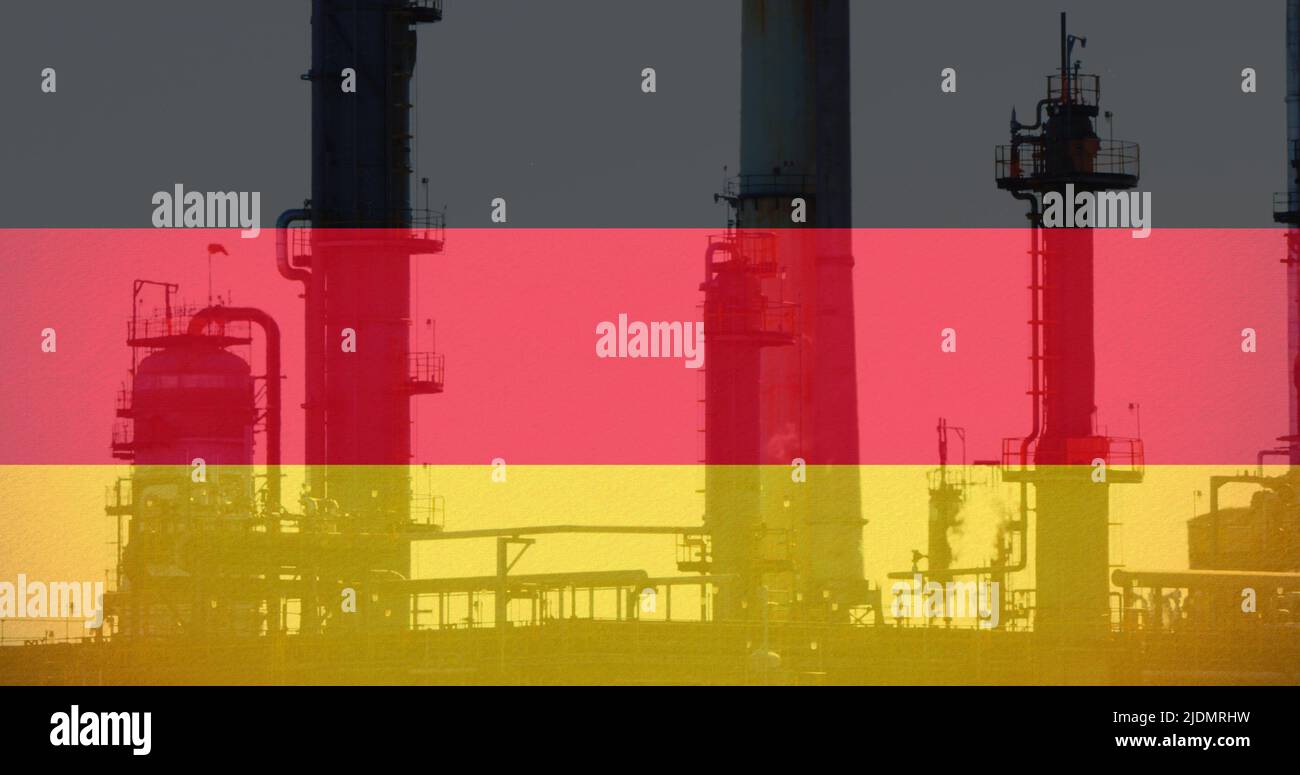 Germany flag digital loop hi-res stock photography and images - Alamy