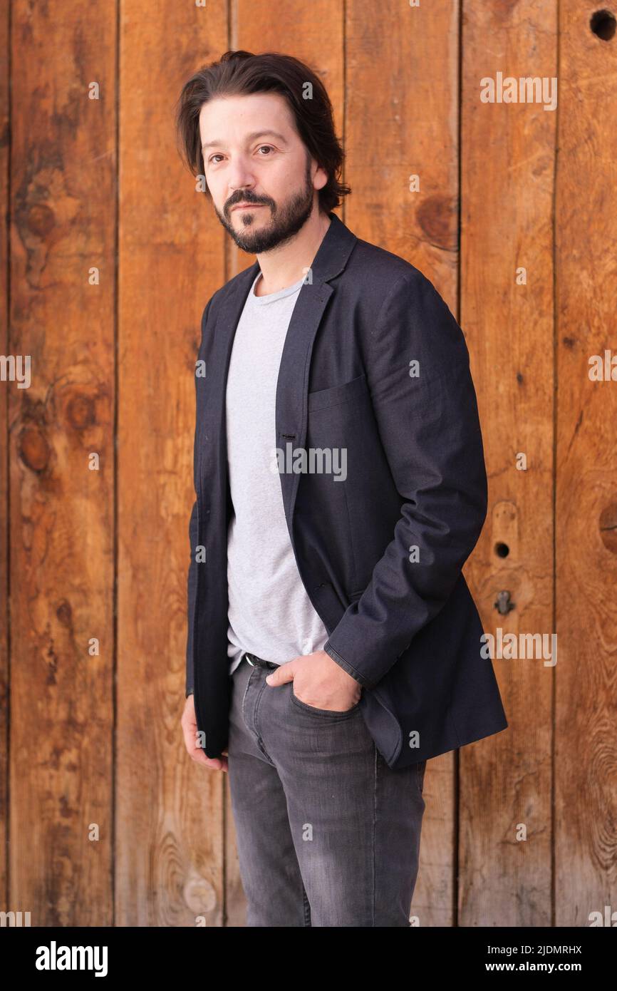 Mexican actor Diego Luna poses during the portrait session in Madrid ...