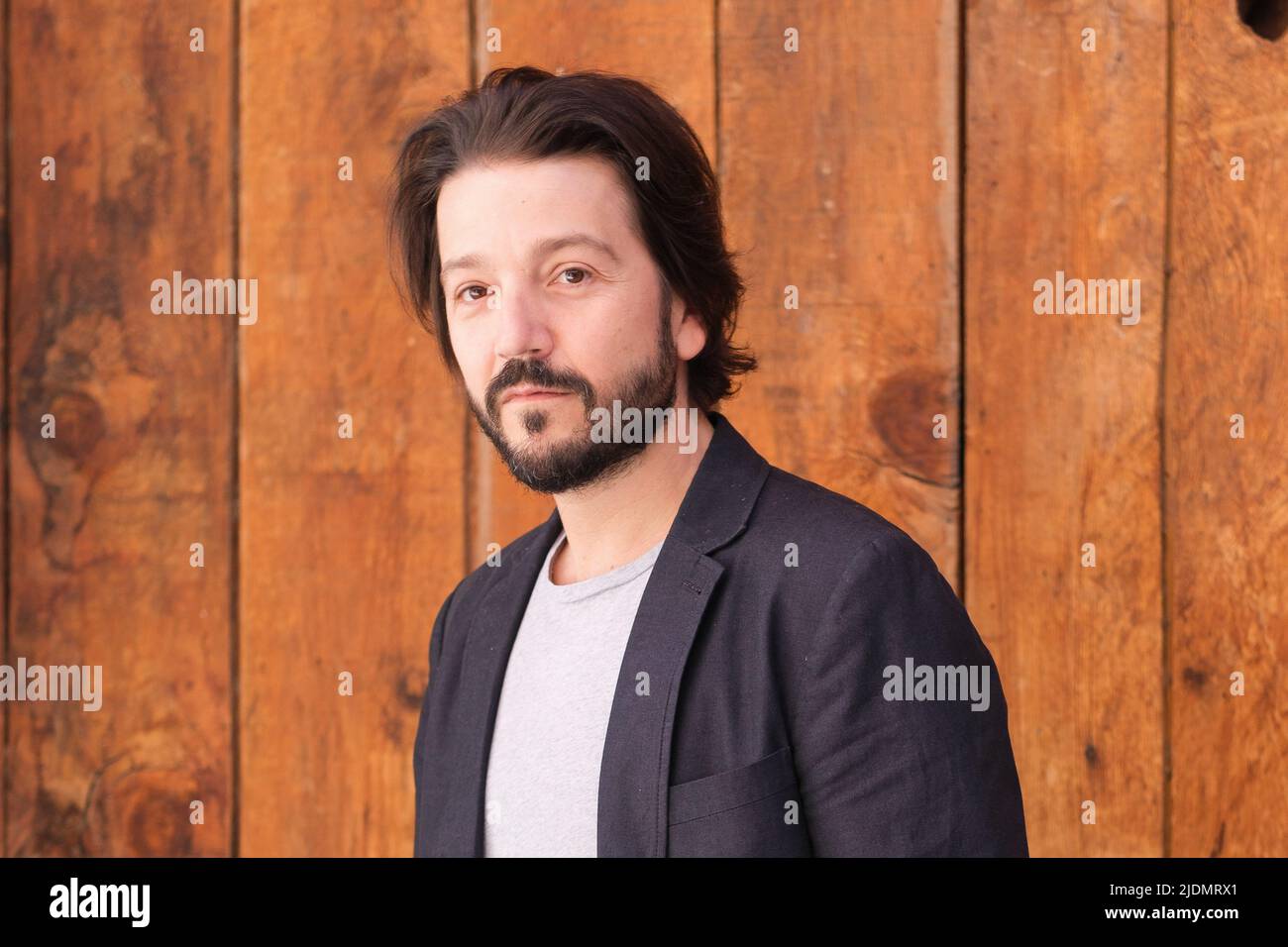Mexican actor Diego Luna poses during the portrait session in Madrid ...