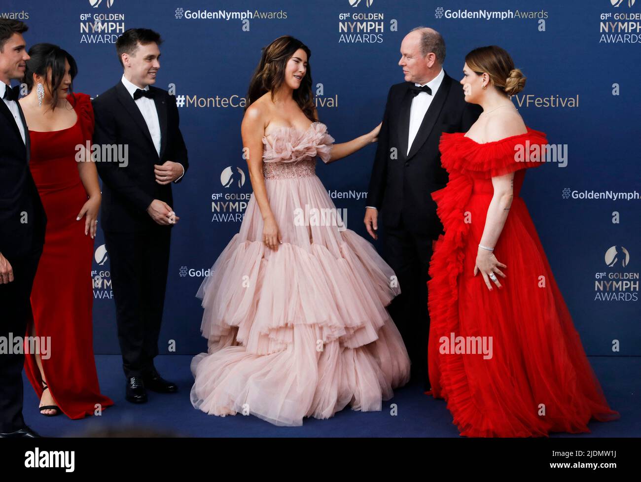 Canadian actor and model Tanner Novlan, Marie Ducruet, Louis Ducruet ...