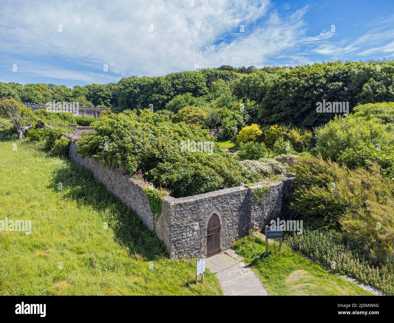 Walled Garden, Dunraven Castle, Dunraven Park, Southerdown. Please ...