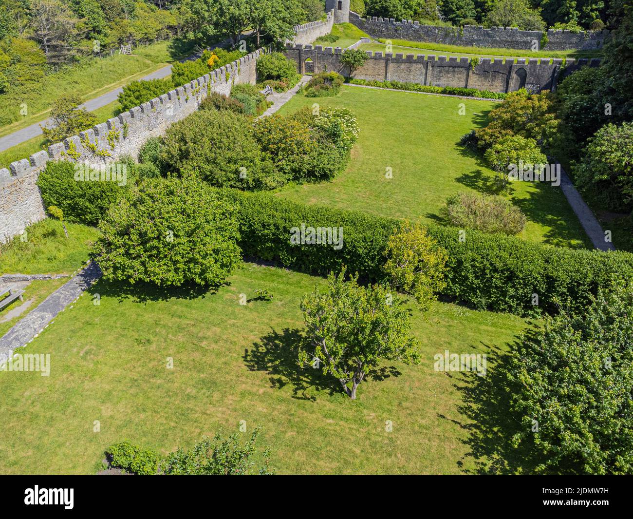Walled Garden, Dunraven Castle, Dunraven Park, Southerndown. Please ...