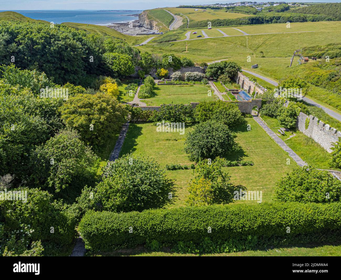 Walled Garden, Dunraven Castle, Dunraven Park, Southerndown. Please ...