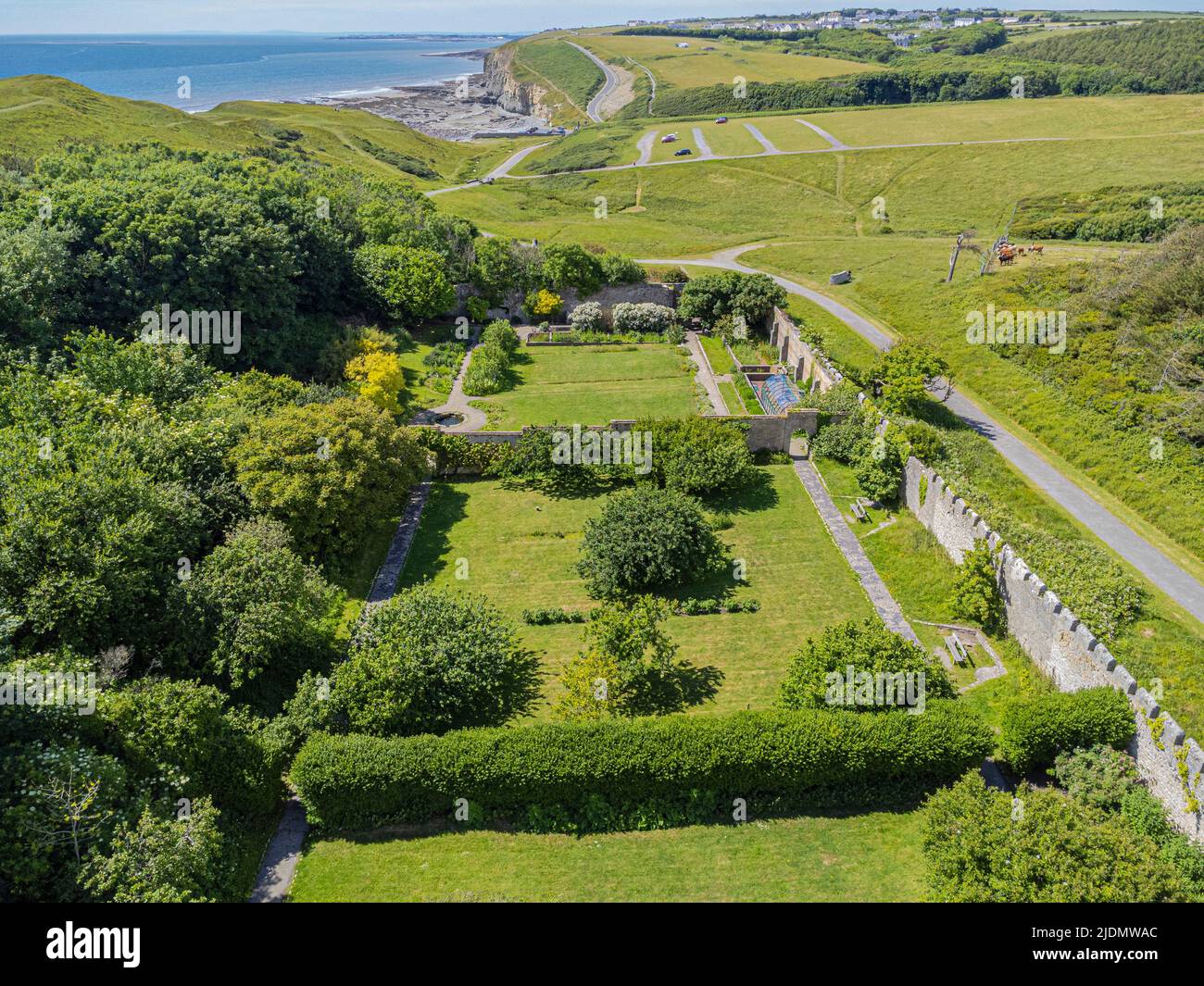 Walled Garden, Dunraven Castle, Dunraven Park, Southerndown. Please ...