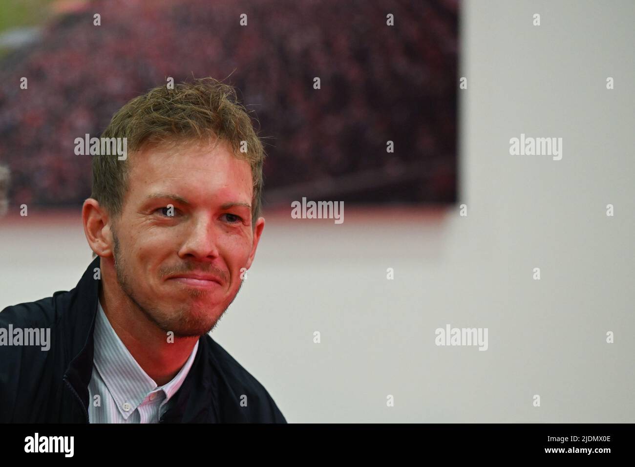 Munich, Germany. 22nd June, 2022. Soccer: Bundesliga, presentation of ...