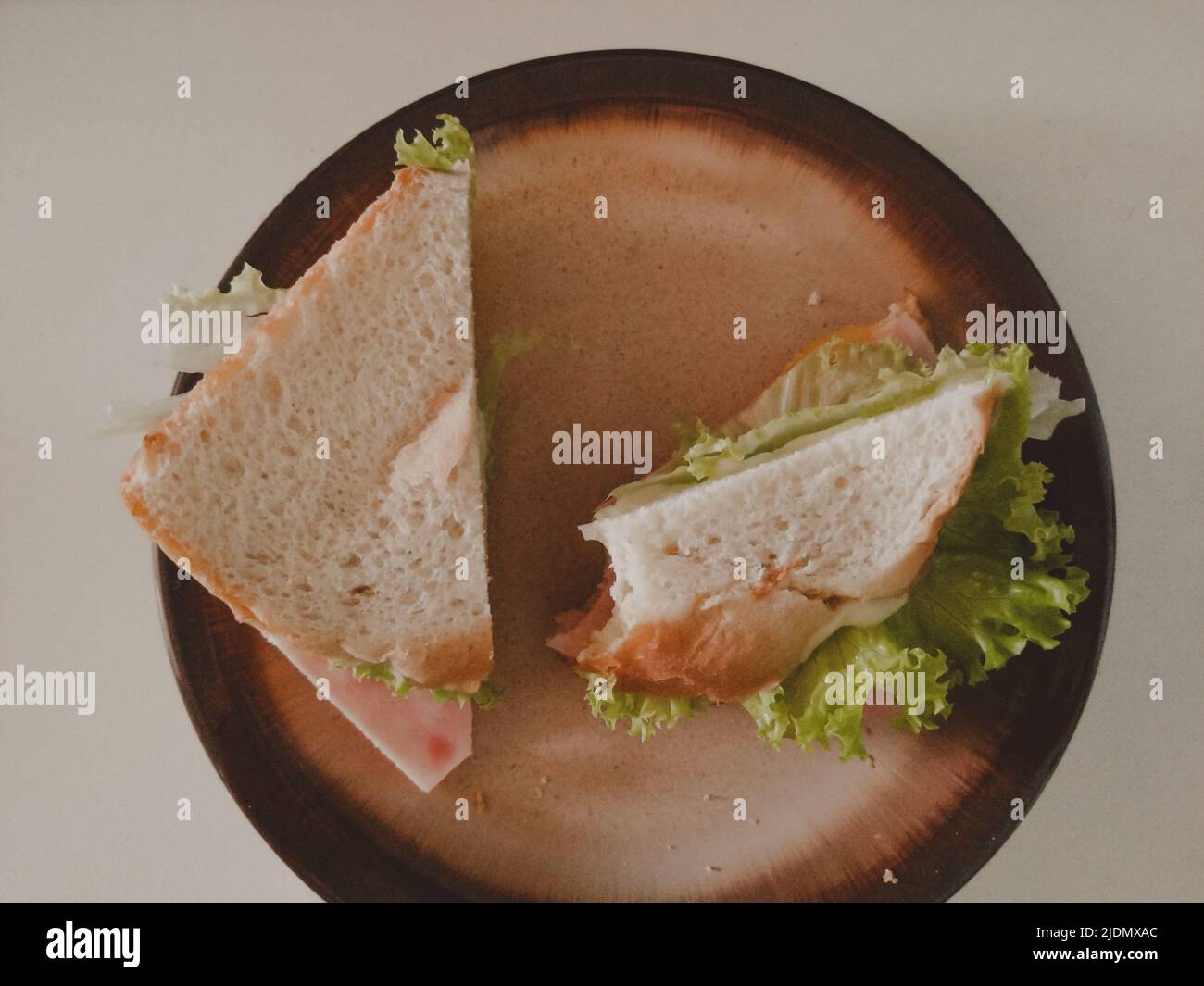Sandwich half eaten hi-res stock photography and images - Alamy