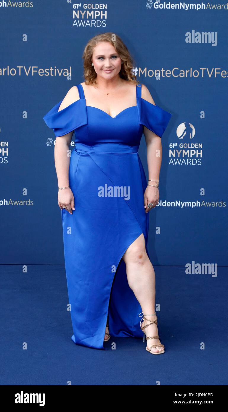 Danielle Macdonald attend the closing ceremony during the 61st Monte ...