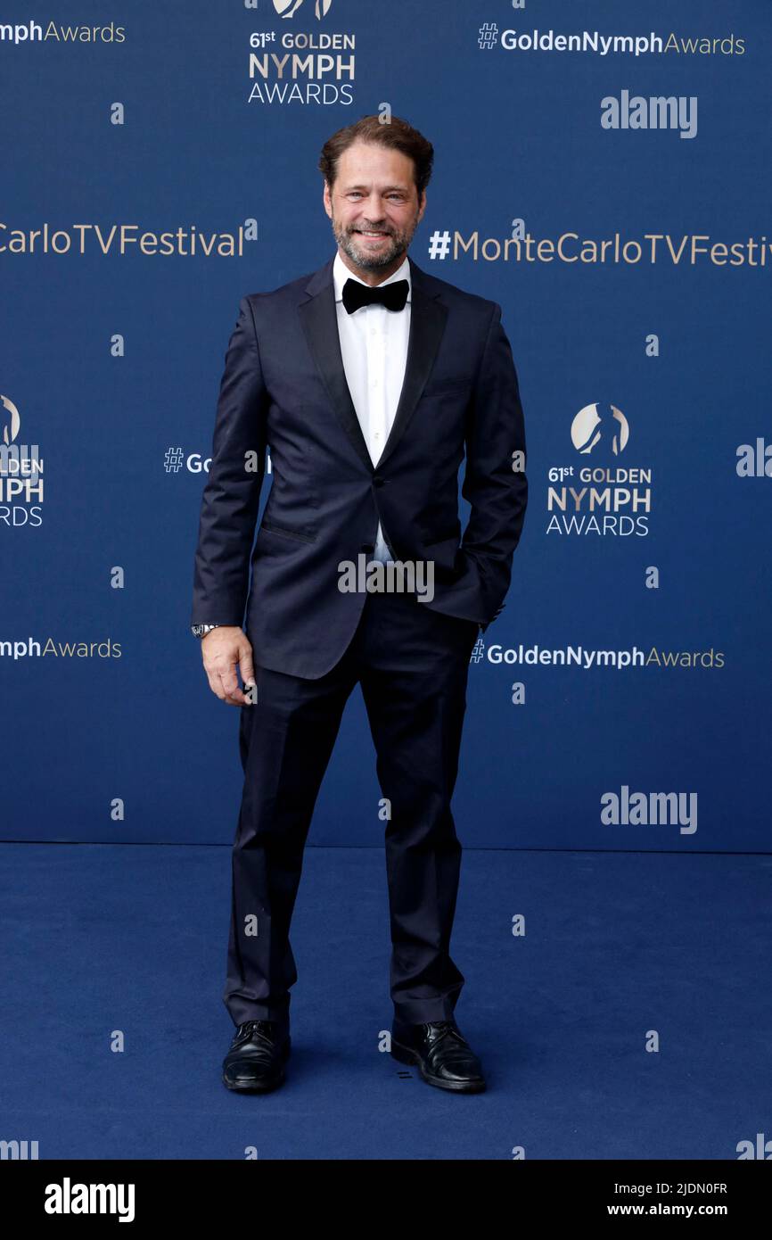 Jason Priestley attend the closing ceremony during the 61st Monte Carlo ...