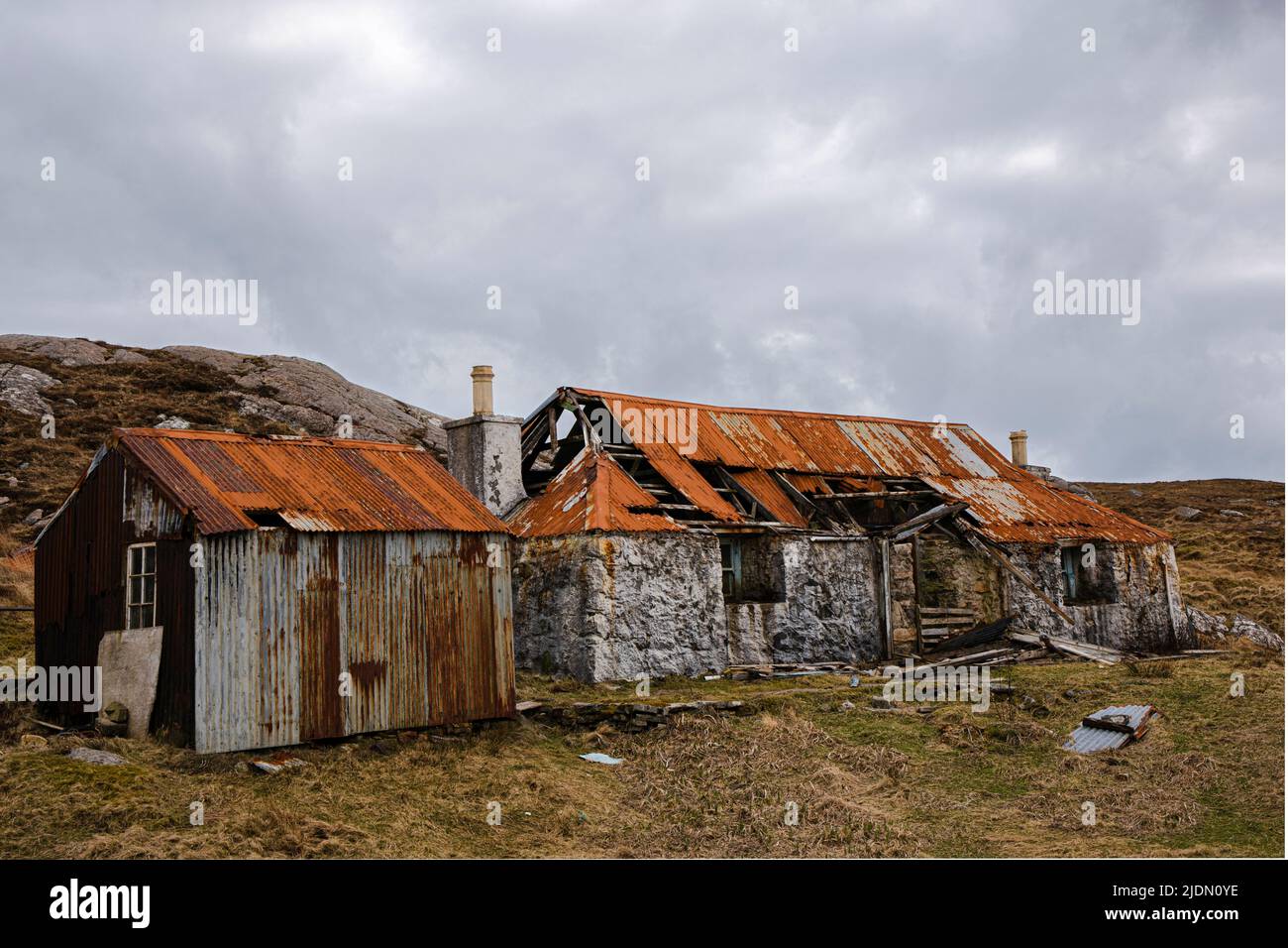 Abandoned houses on harris hi-res stock photography and images - Alamy