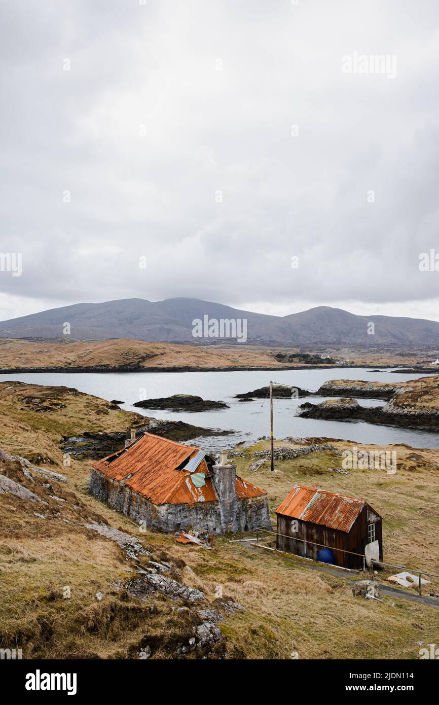 Abandoned houses on harris hi-res stock photography and images - Alamy