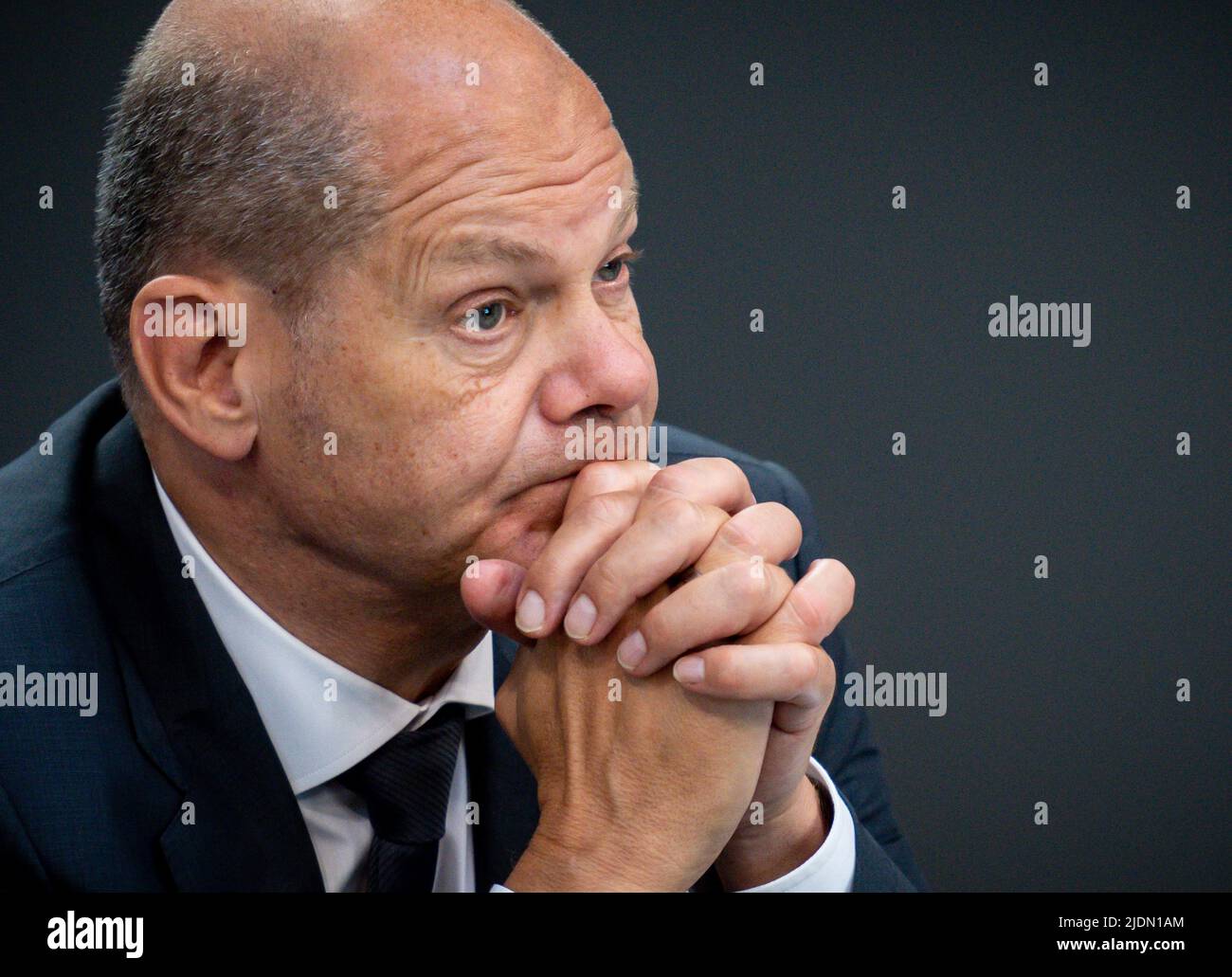Berlin, Germany. 22nd June, 2022. German Chancellor Olaf Scholz (SPD ...