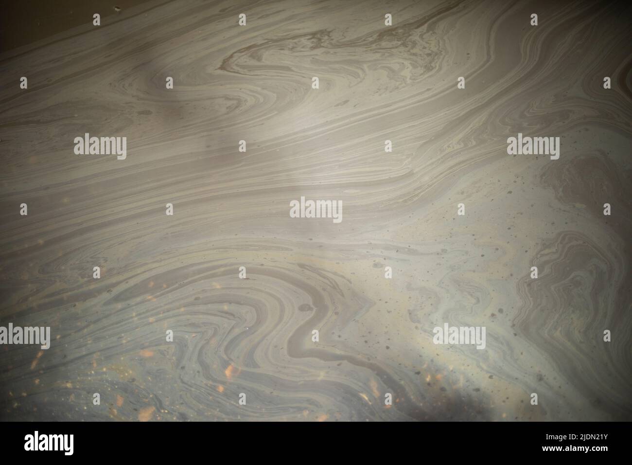 Dirty water. Texture of liquid with pollen. Pollen from plants in water ...