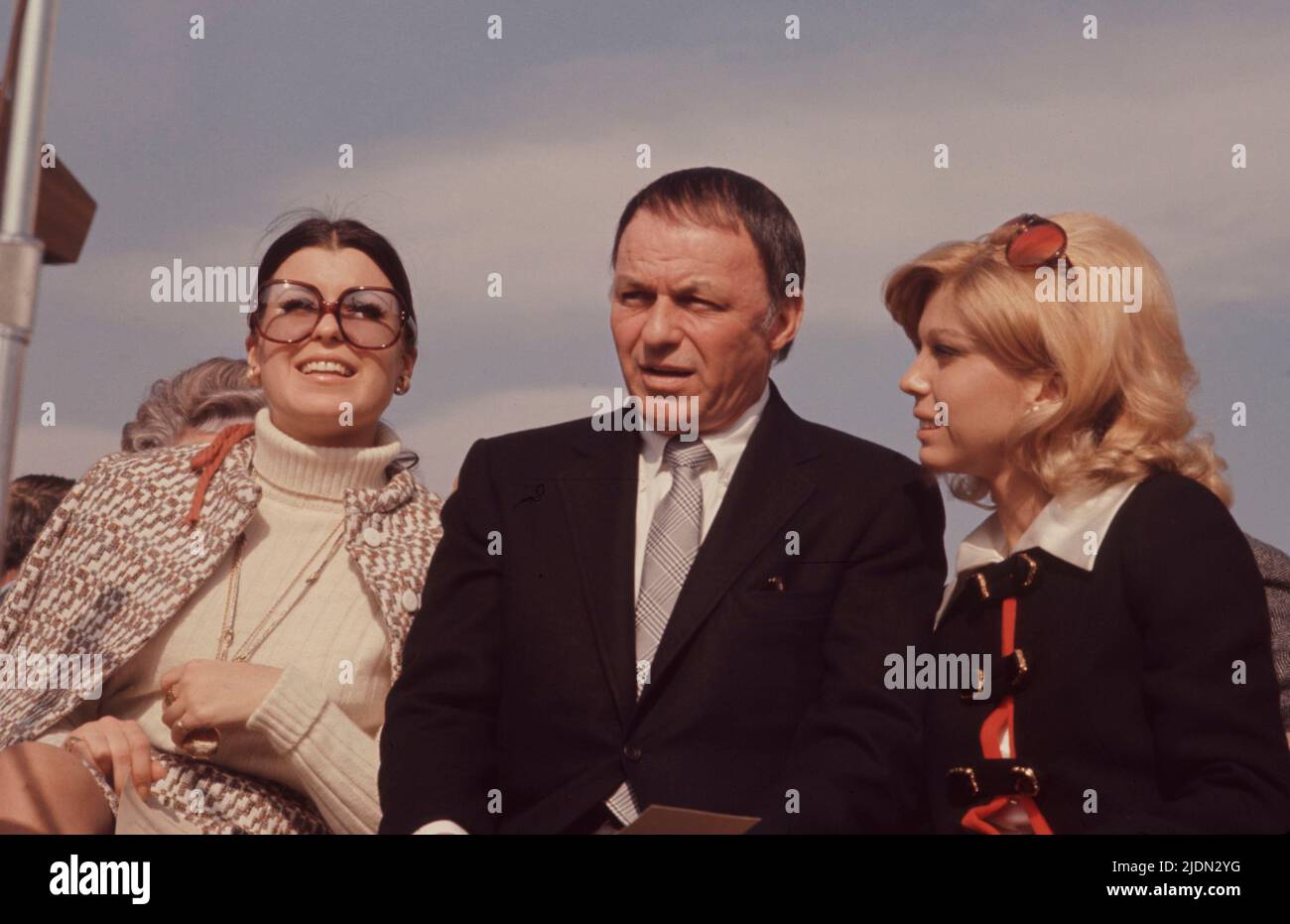 Los Angeles.CA. USA. L-R: Tina Sinatra, Frank Sinatra and Nancy Sinatra ...