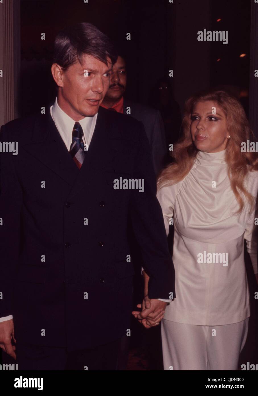 Los Angeles.CA. USA. Nancy Sinatra and husband Hugh Lambert. Circa 1980 ...