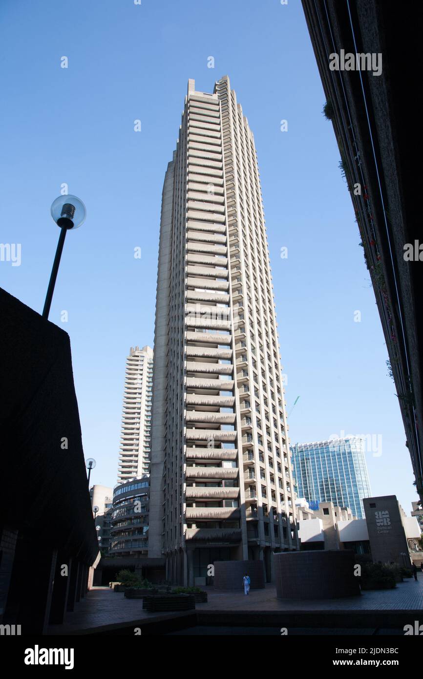 LONDON - SEP 28: Outside view of Barbican Center, the largest ...