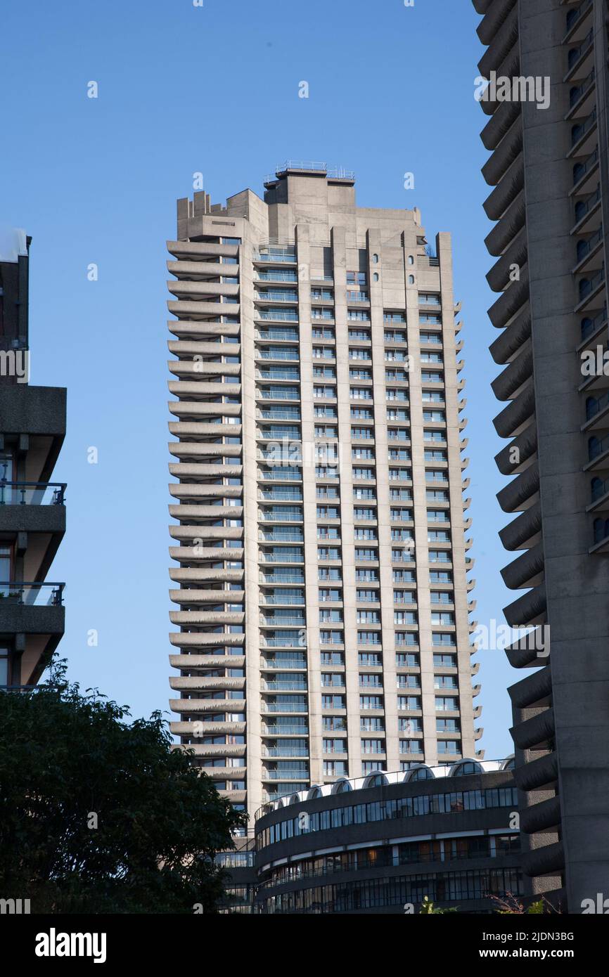 LONDON - SEP 28: Outside view of Barbican Center, the largest ...