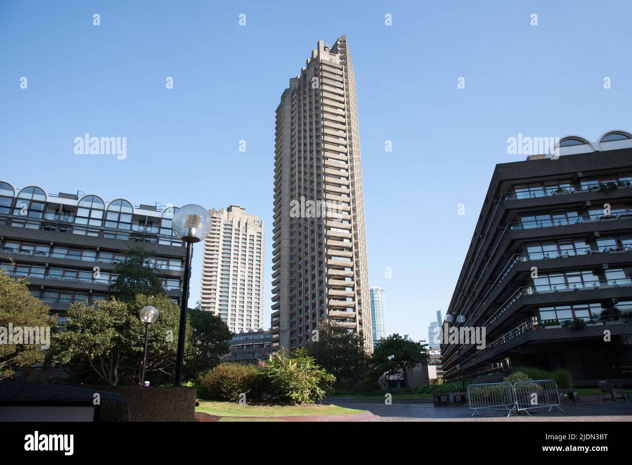 LONDON - SEP 28: Outside view of Barbican Center, the largest ...