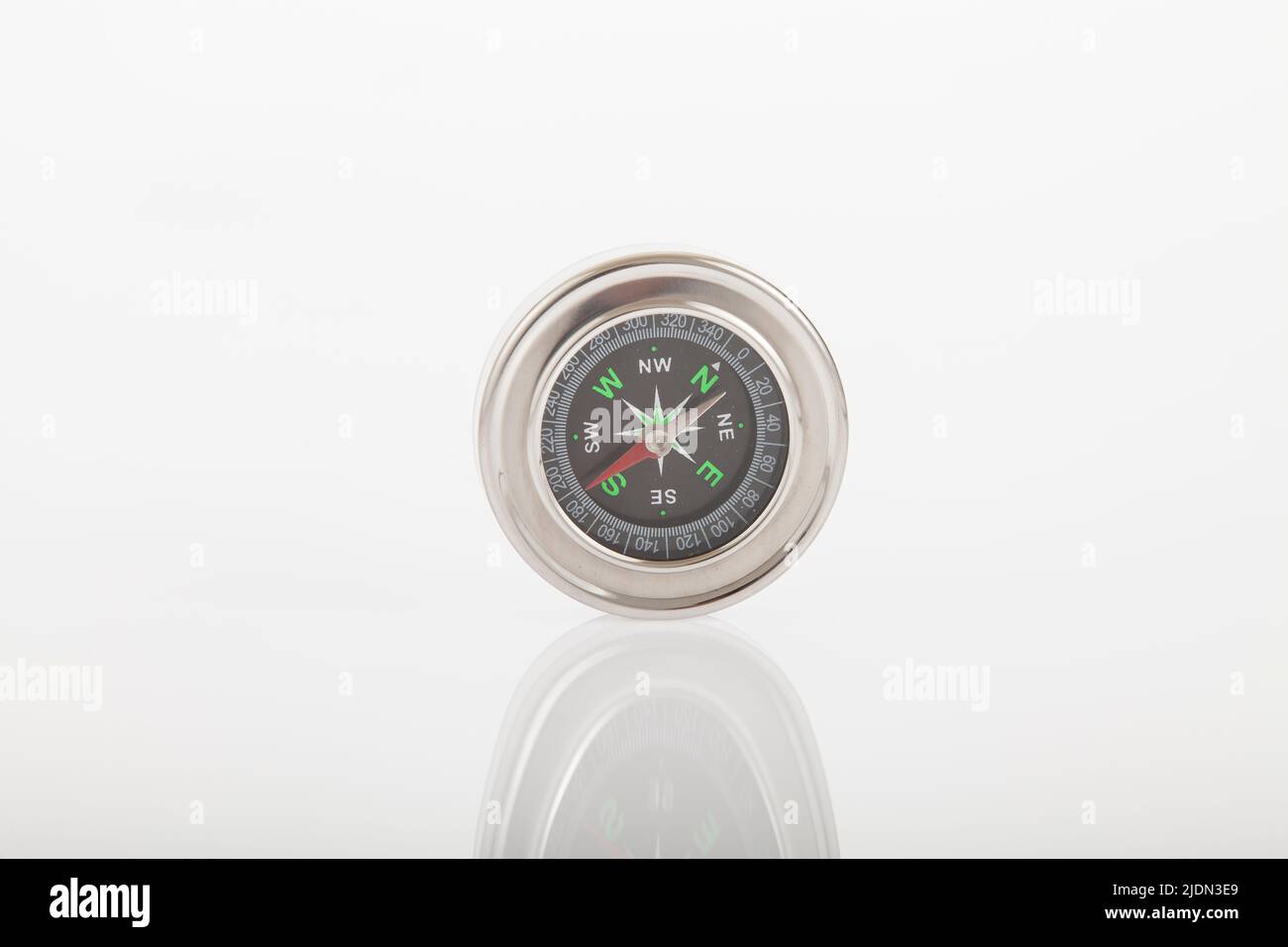 Compass on neutral background Stock Photo - Alamy