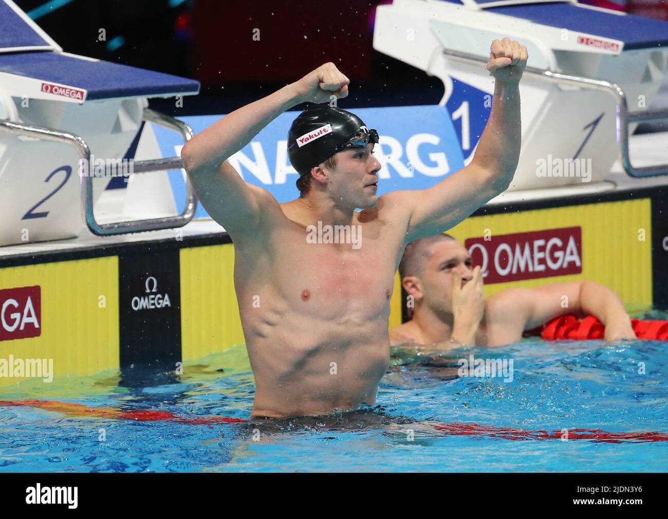 Nic Fink of USA Final 50 M Breaststroke Men during the 19th FINA World ...