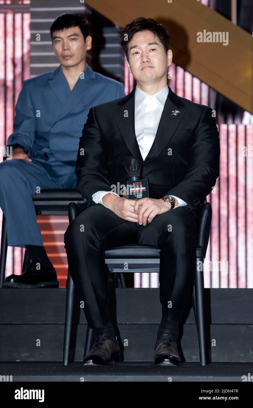 22 June 2022 - Seoul, South Korea : Actor Yoo Ji-tae, pose for photos ...