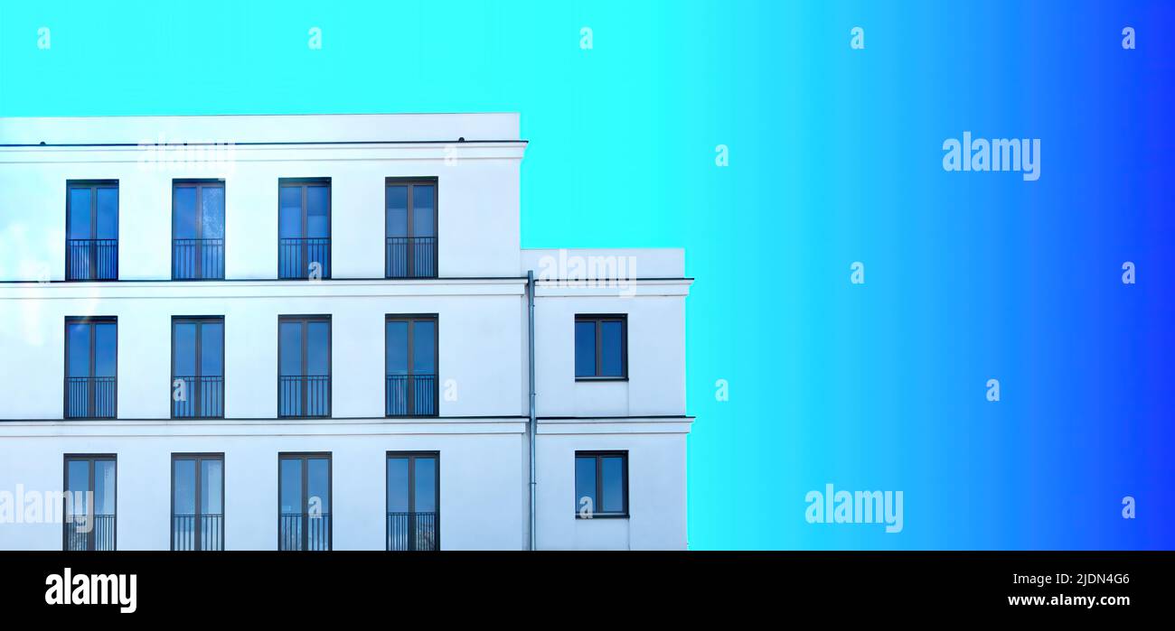 Abstract minimalistic composition of a light house with dark tall ...