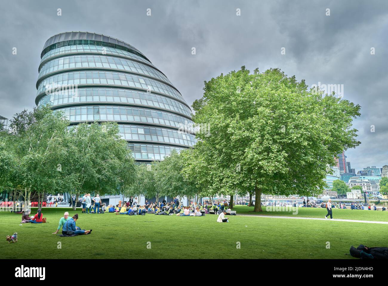 City hall former parliament of greater london south bank london hi-res ...