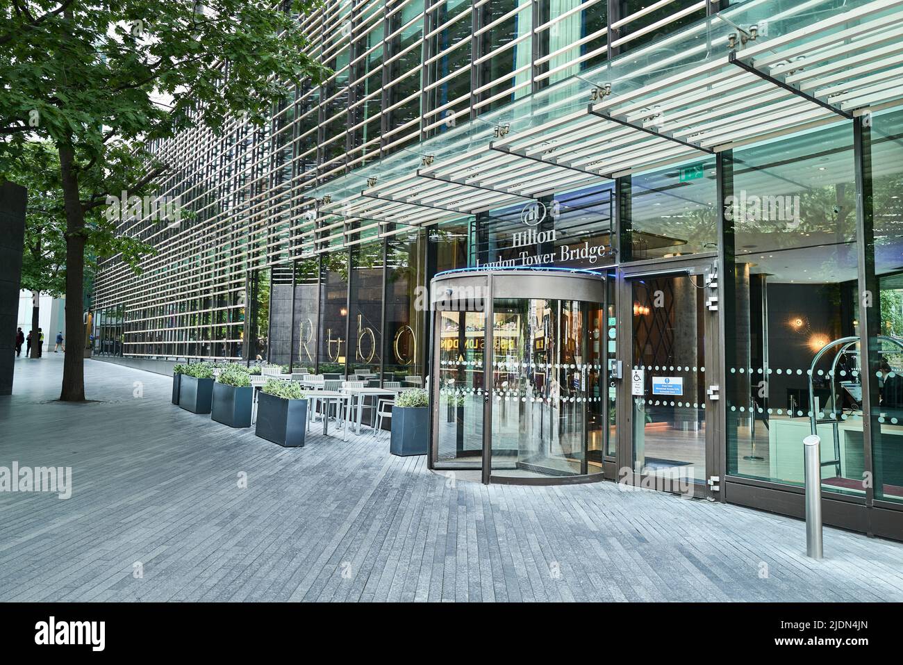 Hilton London Tower Bridge, south bank, London, England Stock Photo - Alamy