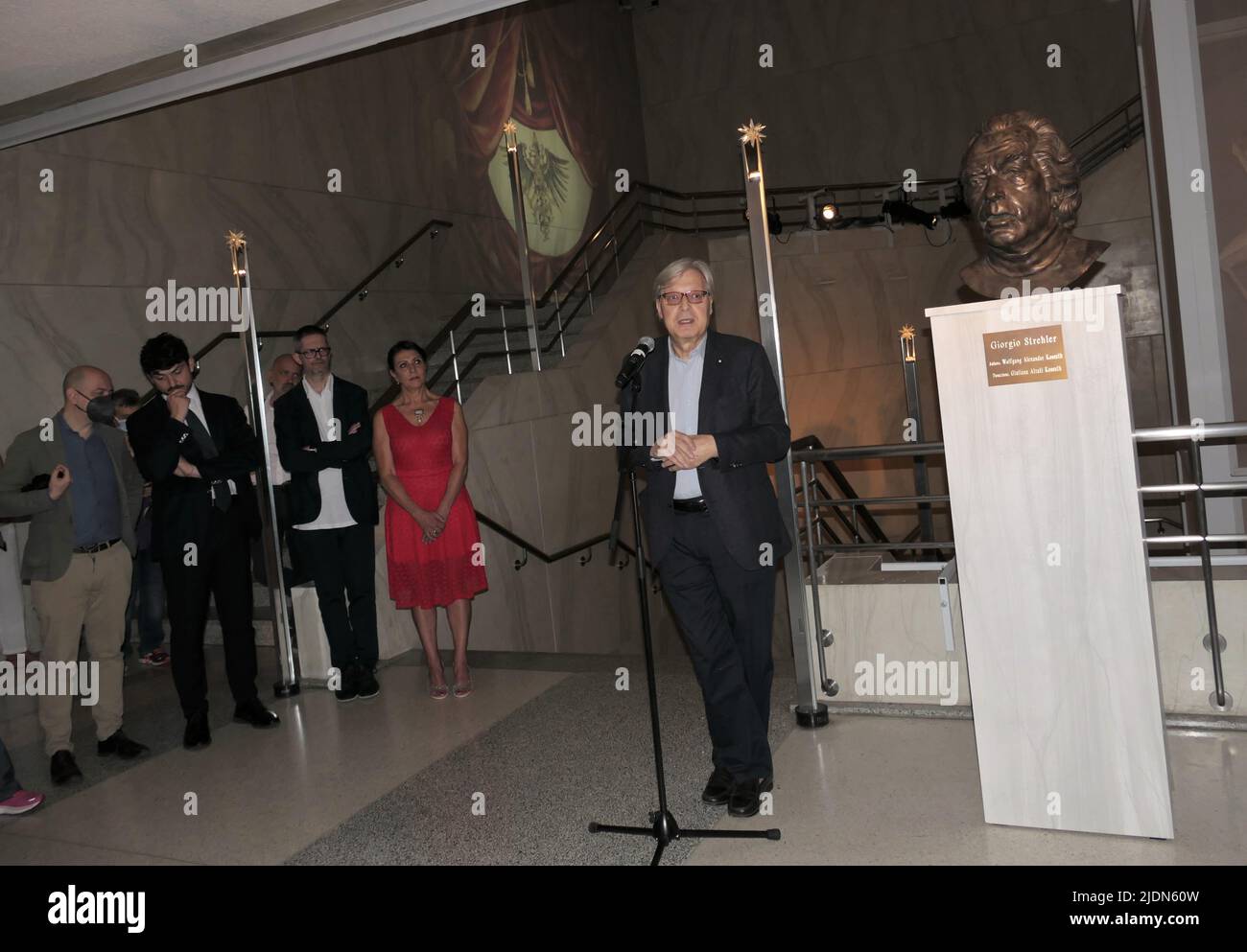 Milan, Italy. 22nd June, 2022. Milan, Italy foyer of the Strehler ...