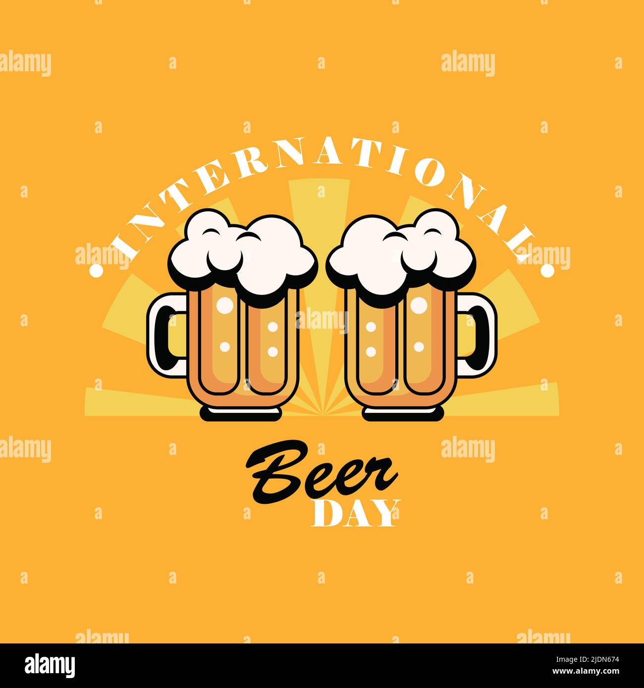 beer day lettering card Stock Vector Image & Art - Alamy