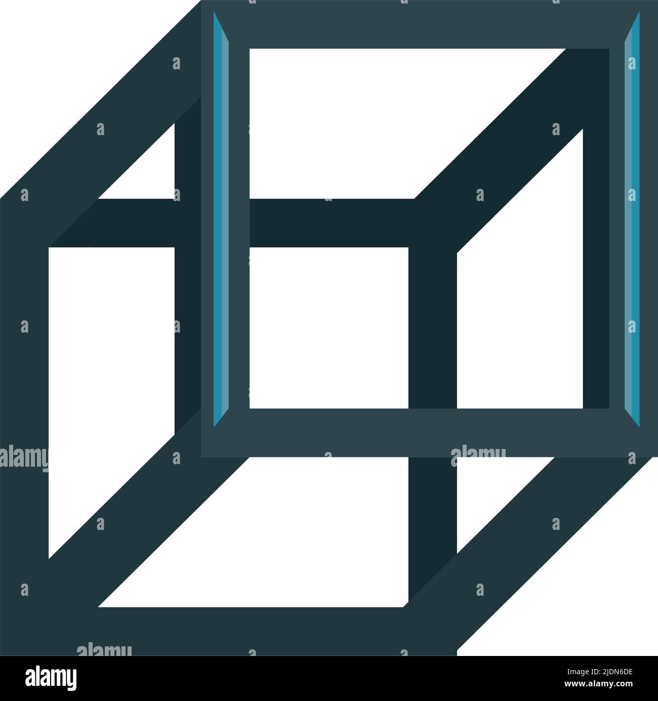 Hub cube Stock Vector Images - Alamy