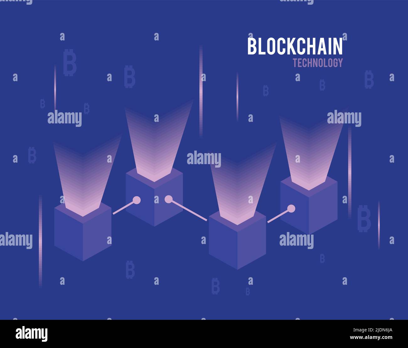 lights in blockchain technology background Stock Vector Image & Art - Alamy