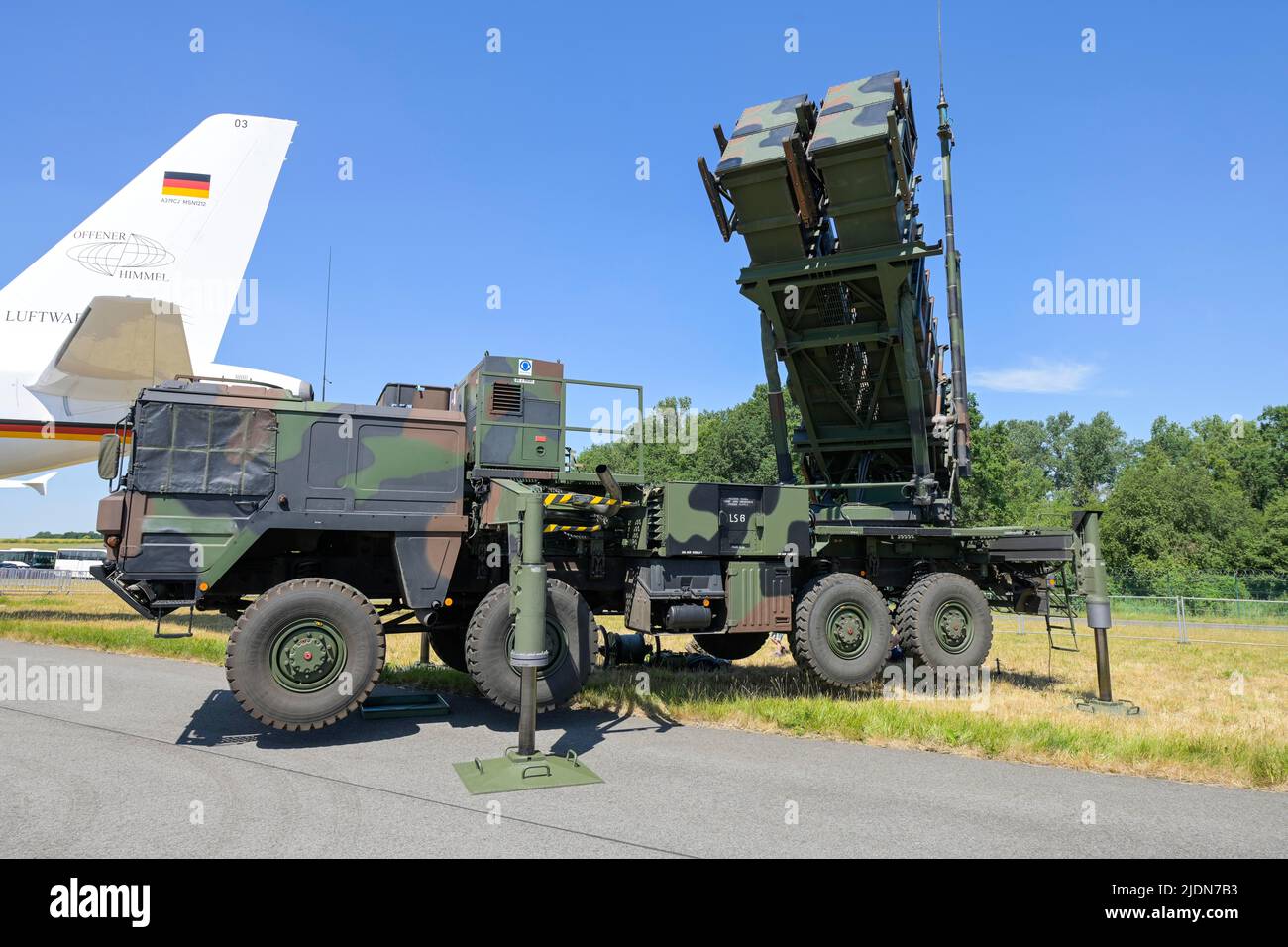 Flugabwehrraketensystem Patriot der Bundeswehr, 22.06.2005. ILA ...