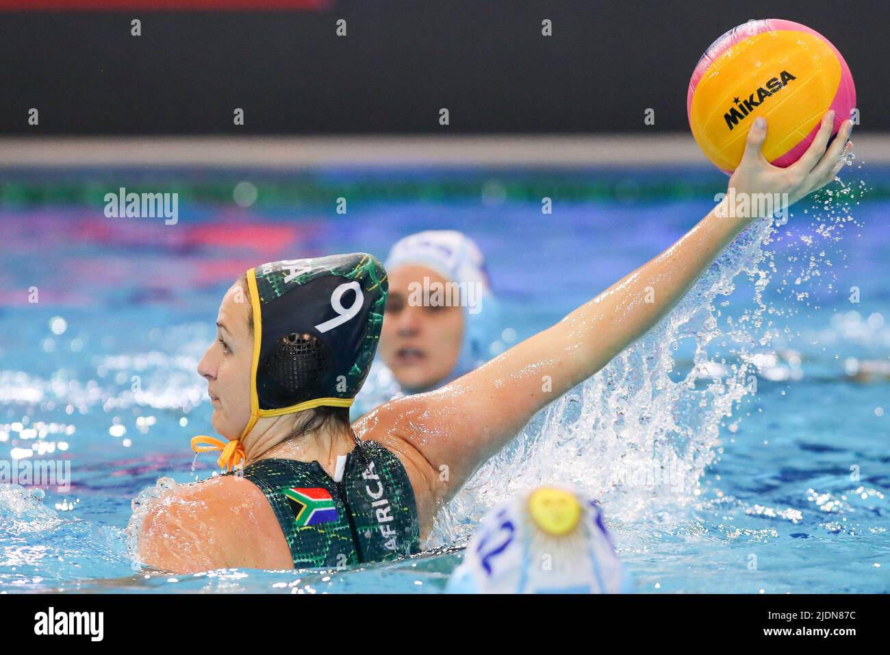 DEBRECEN, HUNGARY - JUNE 22: Nicola MacLeod of South Africa during the ...