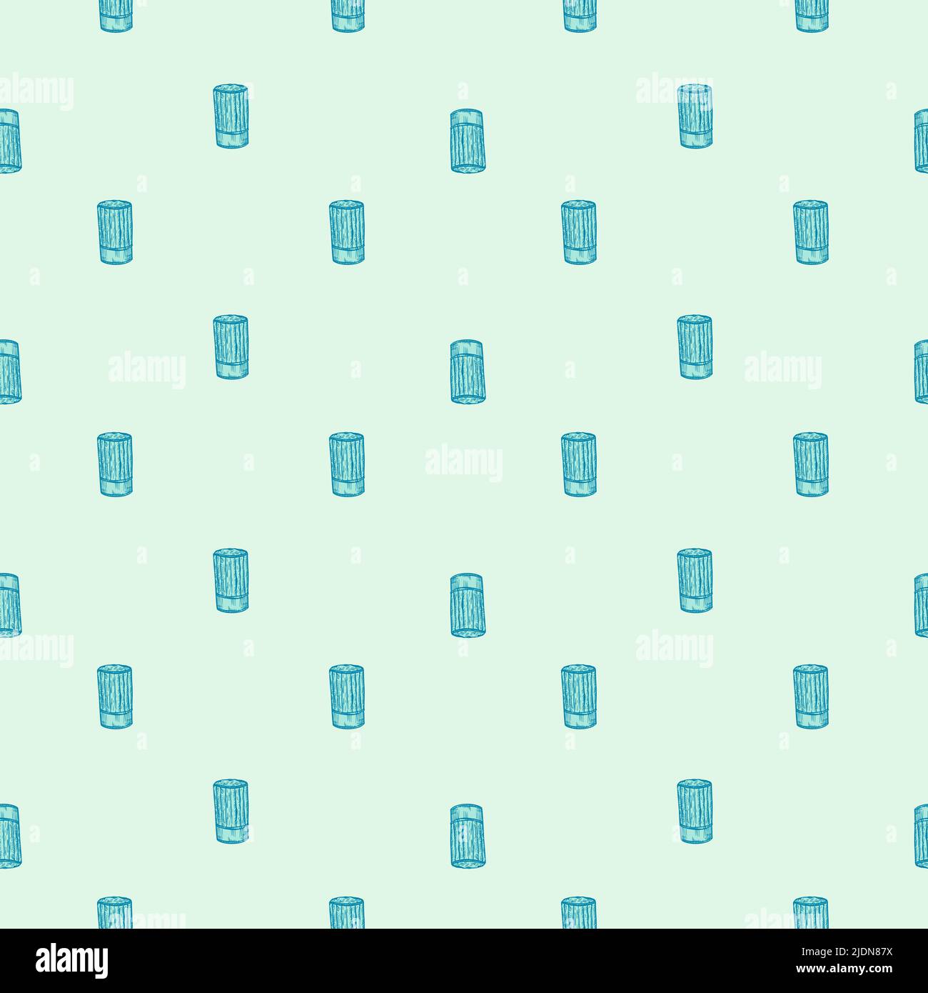 High chef hat sketch seamless pattern. Kitchen traditional element for ...