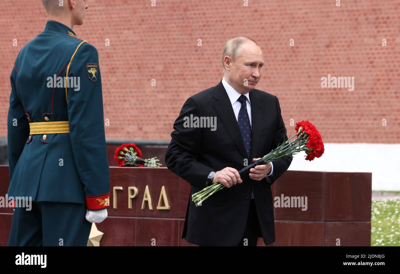 June 22, 2022. - Russia, Moscow. - Russian President Vladimir Putin ...