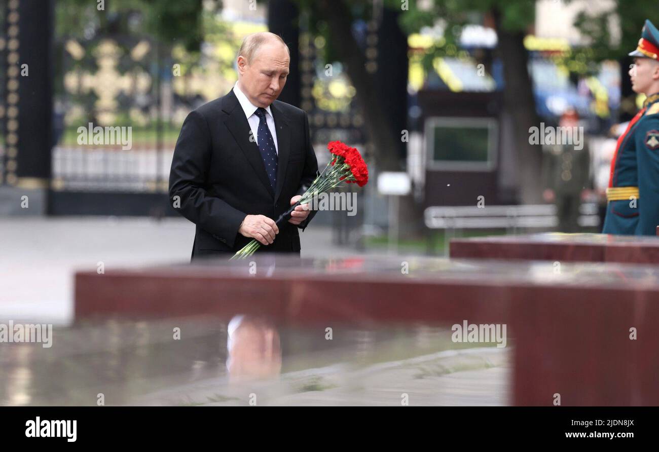 June 22, 2022. - Russia, Moscow. - Russian President Vladimir Putin ...